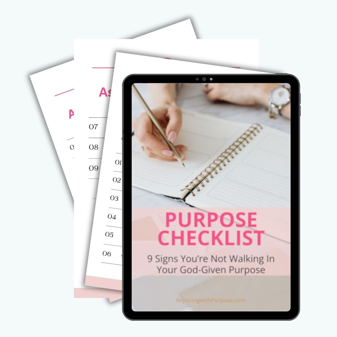 Purpose Checklist - Rejoicing with Purpose